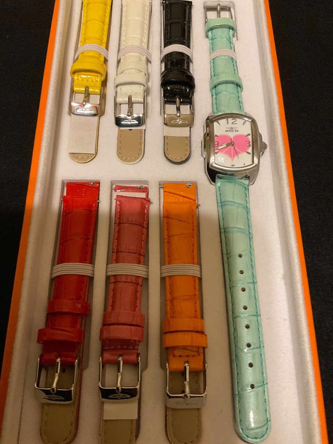 Invicta Lupah Peace and Love Watch Set With 6 Leather Bands.19840 - Etsy