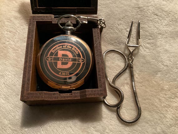 Brother of the bride pocket watch..working,new in the… - Gem