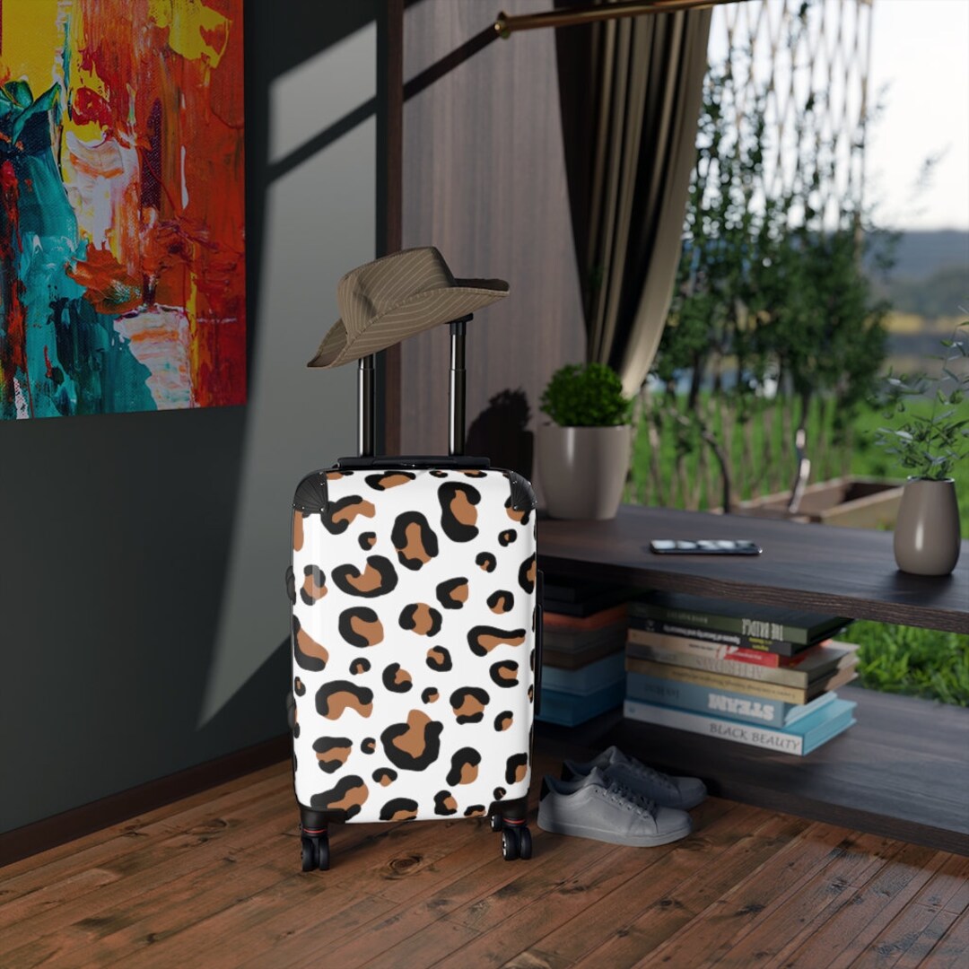 Leopard Print Suitcases - Etsy