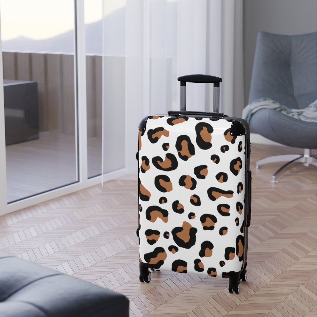 Leopard Print Suitcases - Etsy