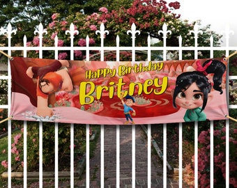 Wreck It Ralph Birthday Banner - Etsy