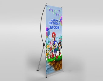 Sonic Banner Birthday - Etsy