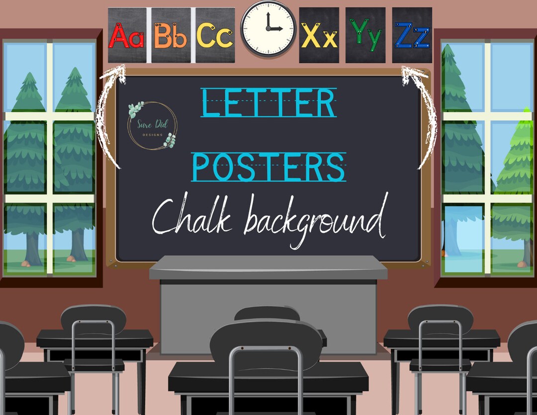 Alphabet Classroom Posters - Etsy