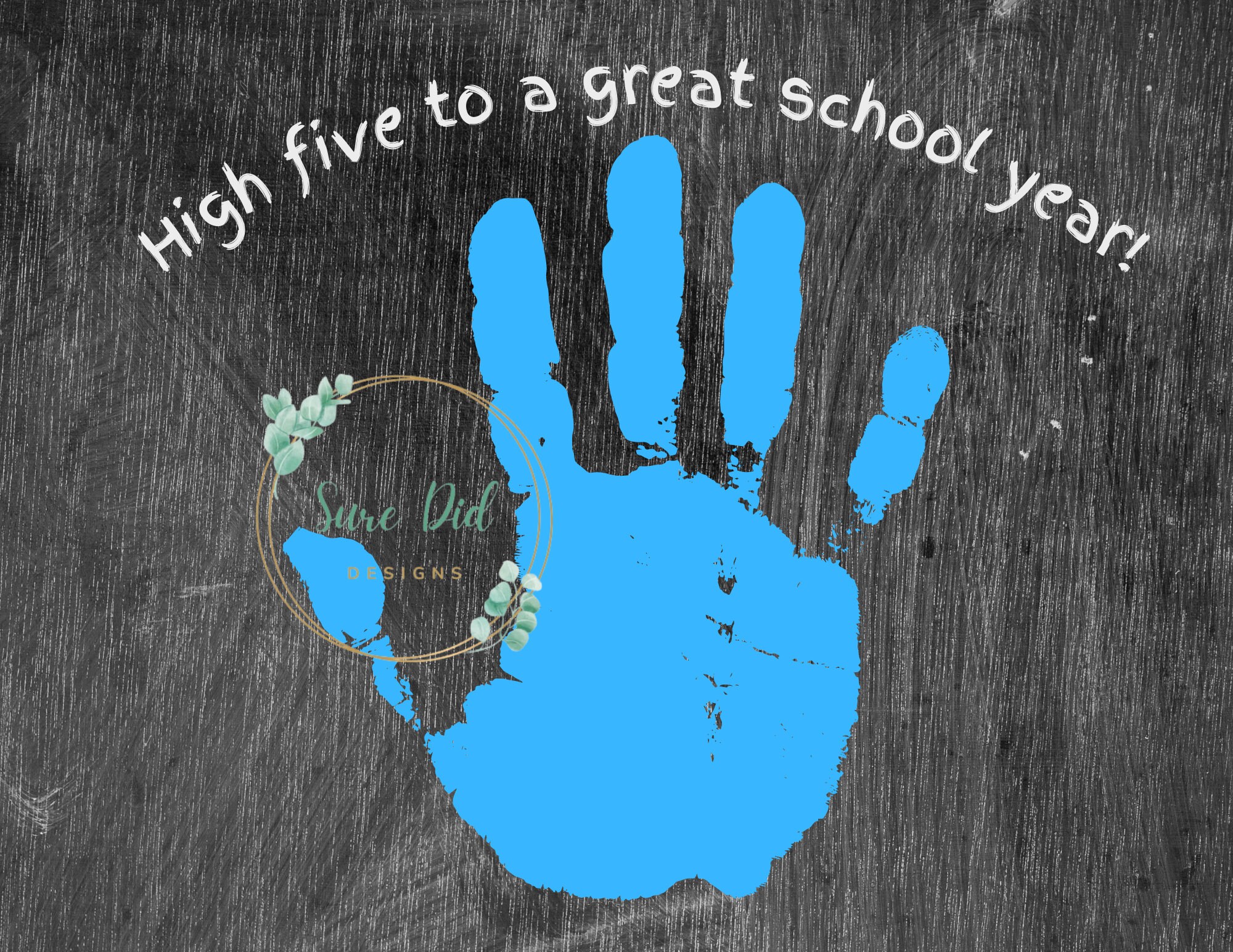 Handprints for Each Month - Etsy