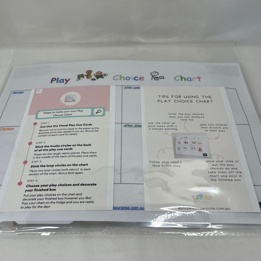 Play Choice Chart Digital Version - Etsy