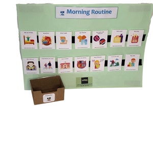 Morning Routine Visual Chart for Children Morning Routine Ideas for ...