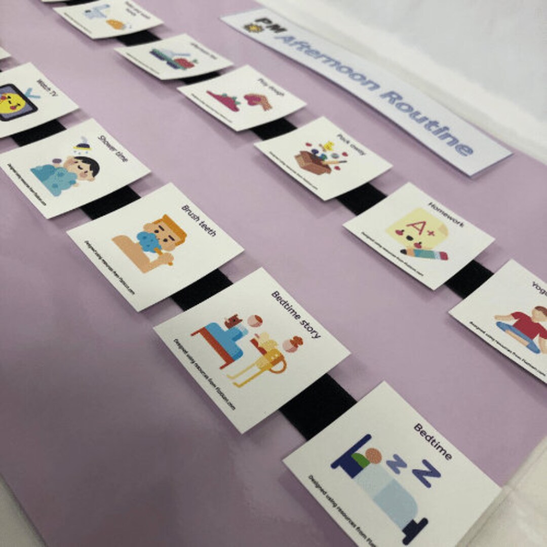 Afternoon Visual Routine Chart Afternoon Routine for Children ...