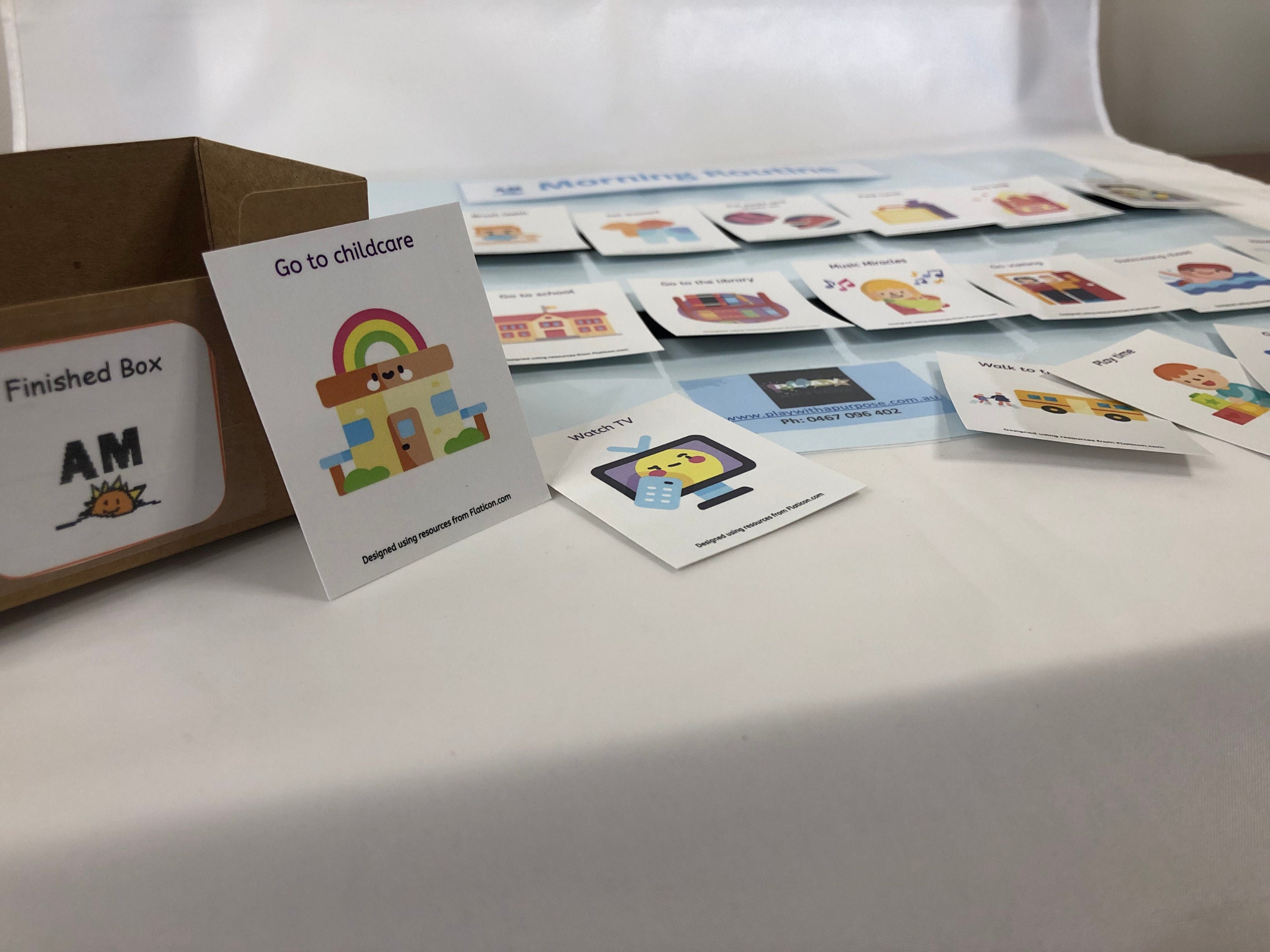 Morning Routine Visual Chart for Children Morning Routine Ideas for ...