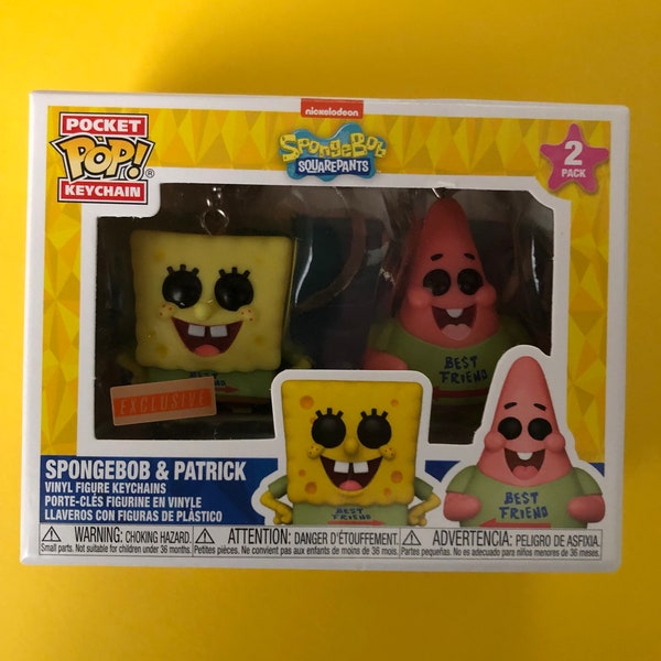 Spongebob Keychain - Etsy