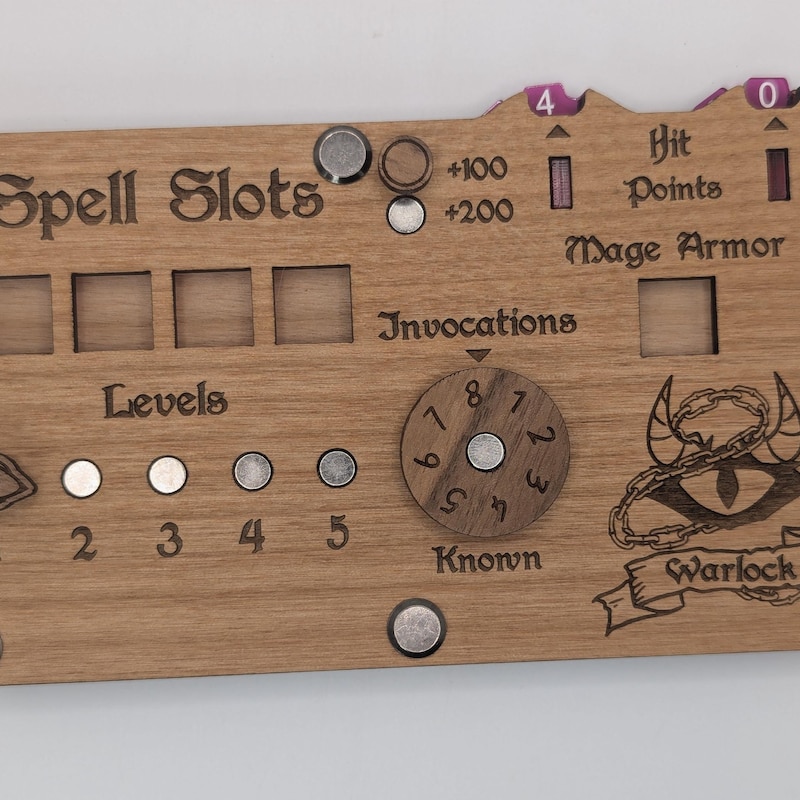 Warlock Dnd Spell Slot - Etsy