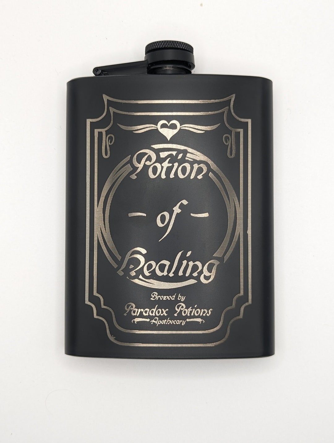 Dungeons and Dragons Flask | Potion of Healing | Custom Laser Engraved ...