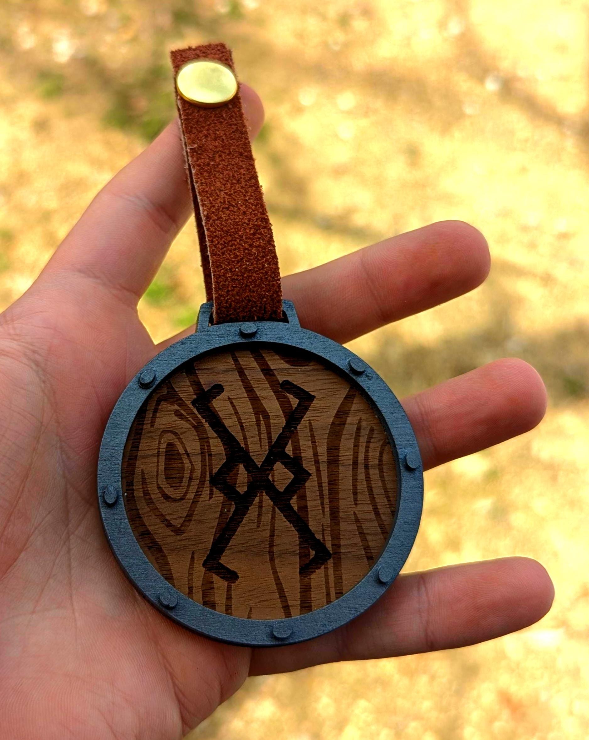 Handmade Wooden Trinket Trading Badge, Medallion for Ren Faire - Etsy
