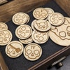 Dungeons and Dragons Wooden Class Magnets Laser Engraved Dnd Magnet - Etsy
