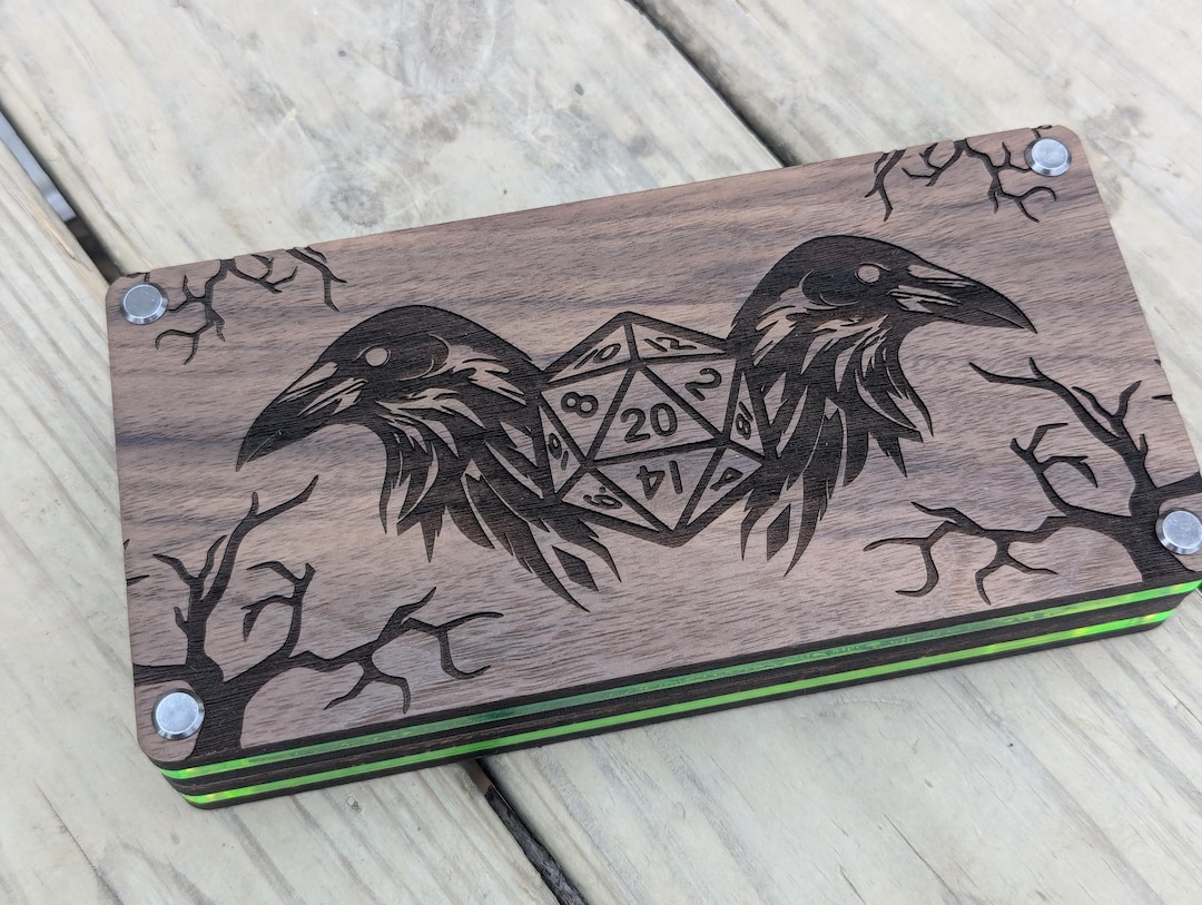 Handmade Deluxe Dice Box for DND Dice Storage Dungeons and Dragons ...