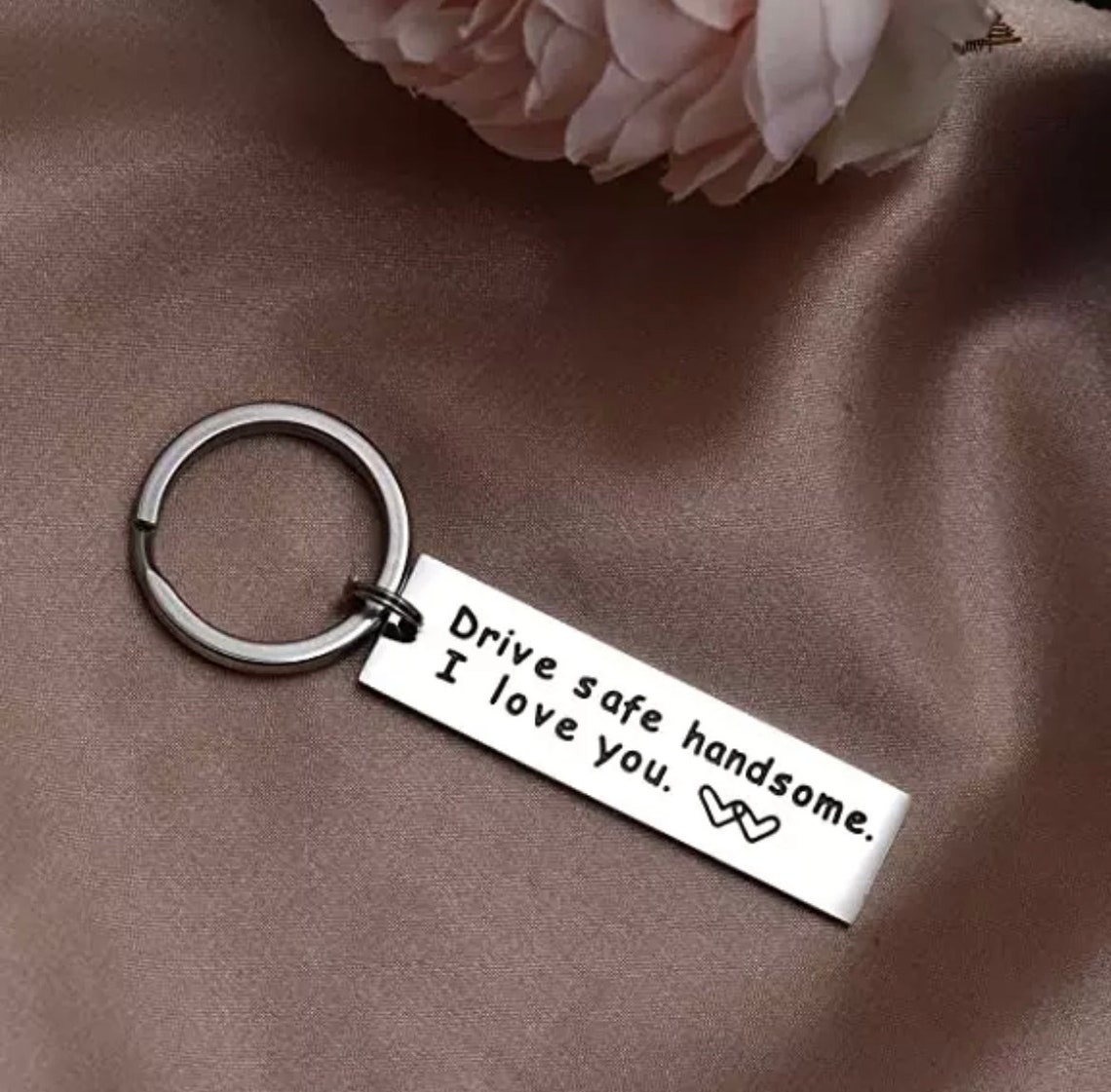 Christmas Gift, Engraved Handmade Gifts, Custom Keychain, Stainless ...