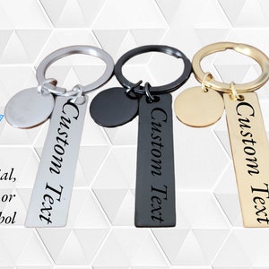 Christmas Gift, Engraved Handmade Gifts, Custom Keychain, Stainless ...