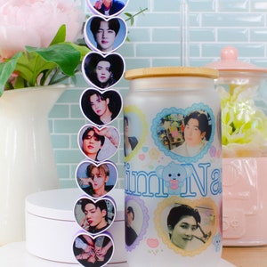 BTS 3D Printed Conversation Heart Straw Topper | Straw Accessory, BTS ...