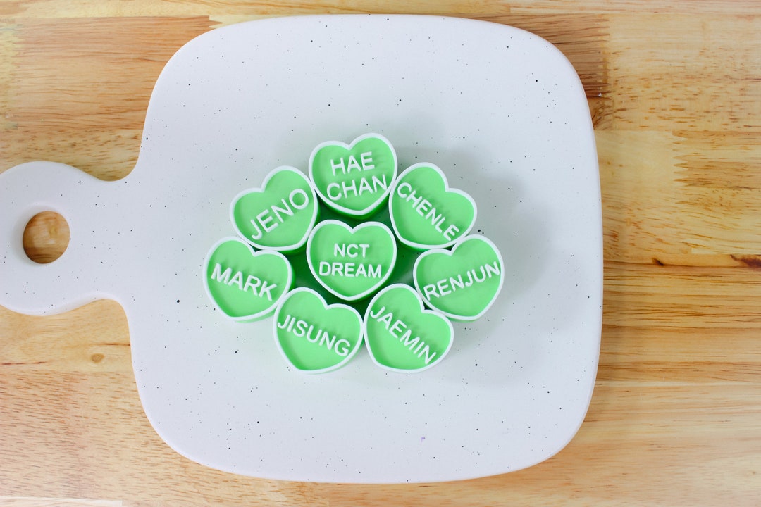 Kpop Dream 3D Printed Heart Straw Topper NCT Dream, NCTZEN, Gift Ideas ...