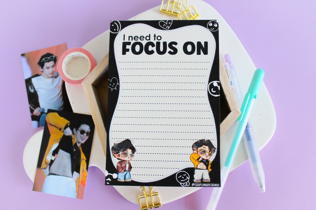 Focus on Chibi Notepad | Chibi BTS, BTS Stationary, Chibi Stationary ...