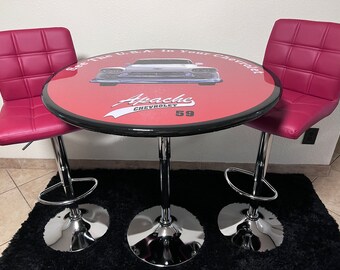 High Performance Automotive Folk Art End Tables & Ashtrays - Etsy