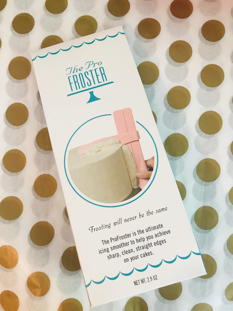The Original Profroster - Pink. Get Sharp Edges! an Adjustable Cake ...