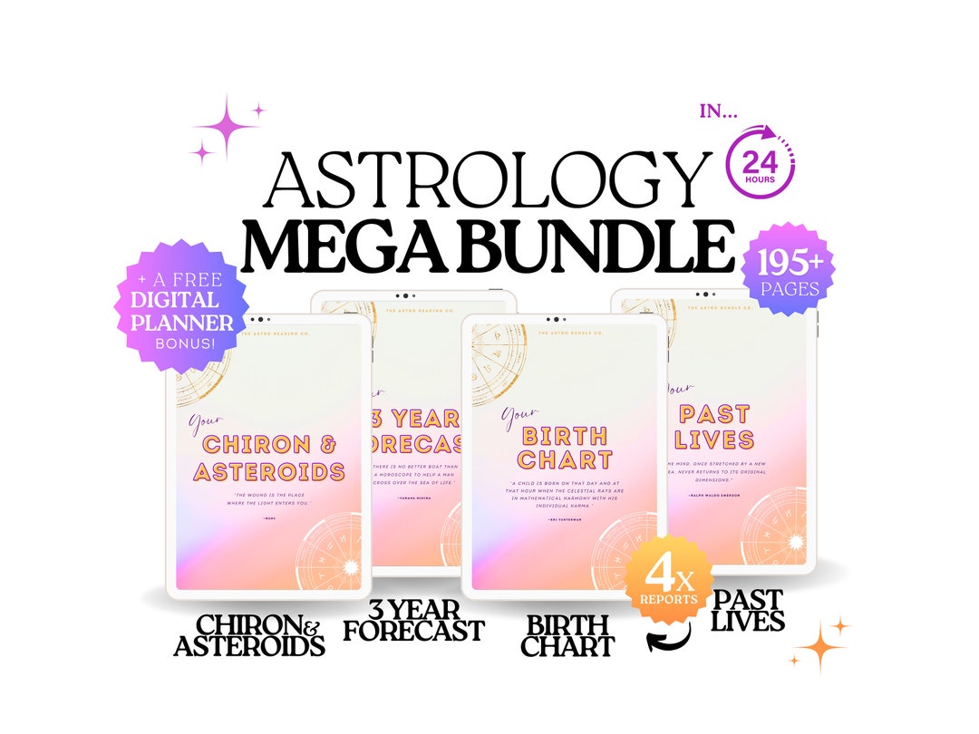 Detailed Astrological Birth Chart Reading, Astrology Reading Bundle ...