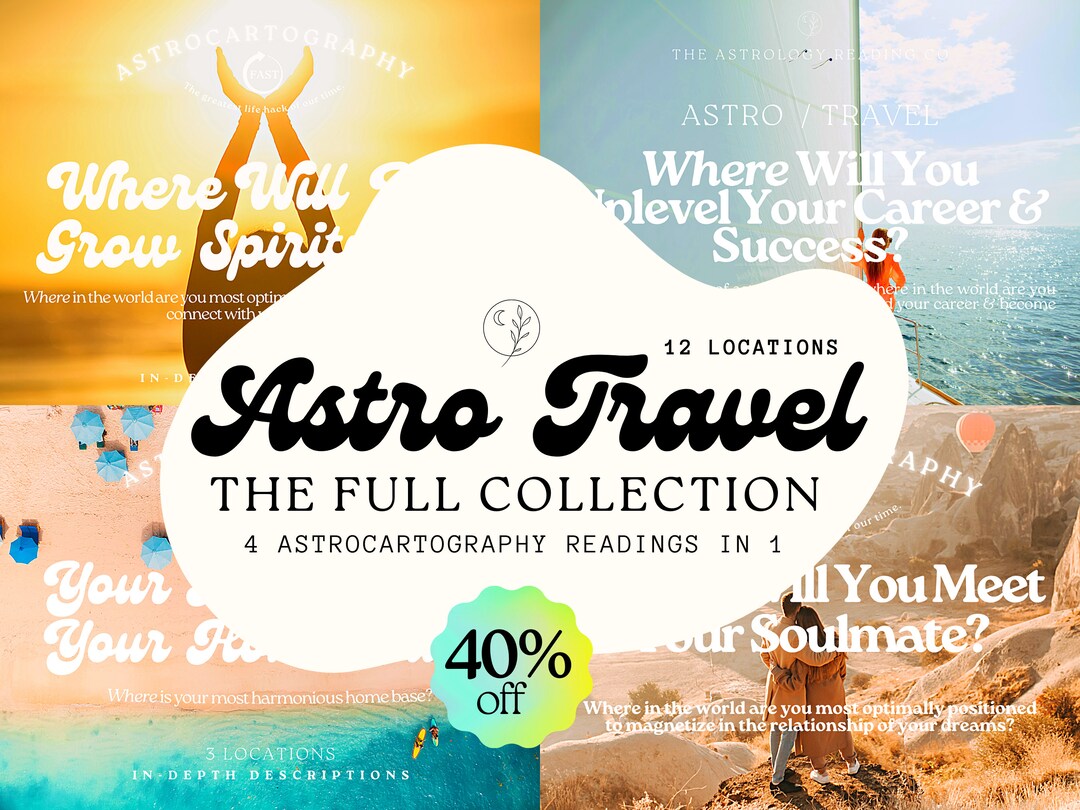 The Full Astro Travel Collection, Astrocartography Reading, Astrology ...