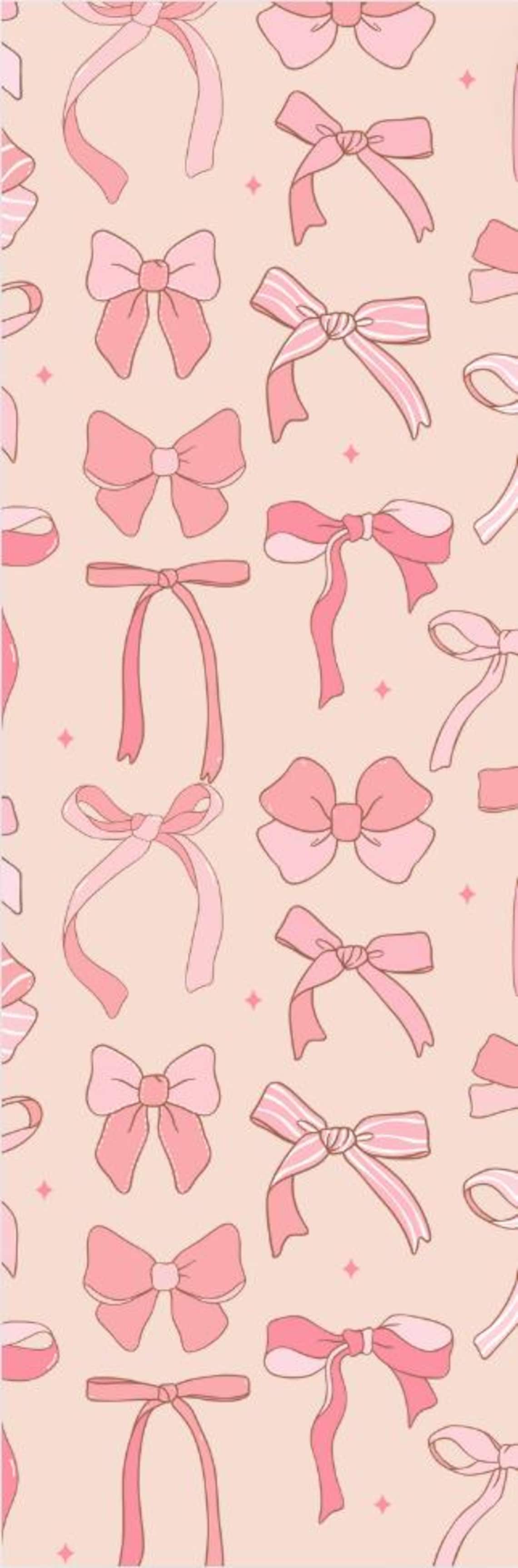 Minimal Coquette Background Printable Bookmark Set of 5 - Etsy