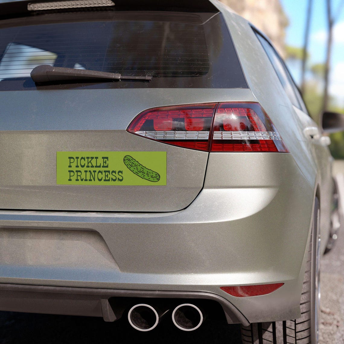 Pickle Princess Bumper Sticker Magnet, Pickle Lover, Bumper Magnet, for ...
