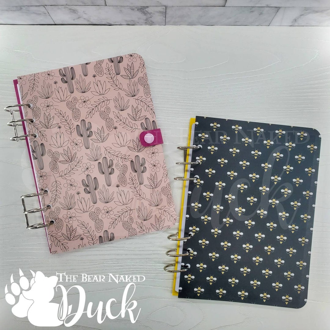 A5 Binder Cover With Divider Tabs SVG, Leather Crafts, Binder Cover for ...