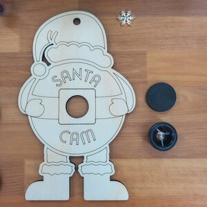 DIY Santa and Elf Camera Ornament Blanks - Etsy