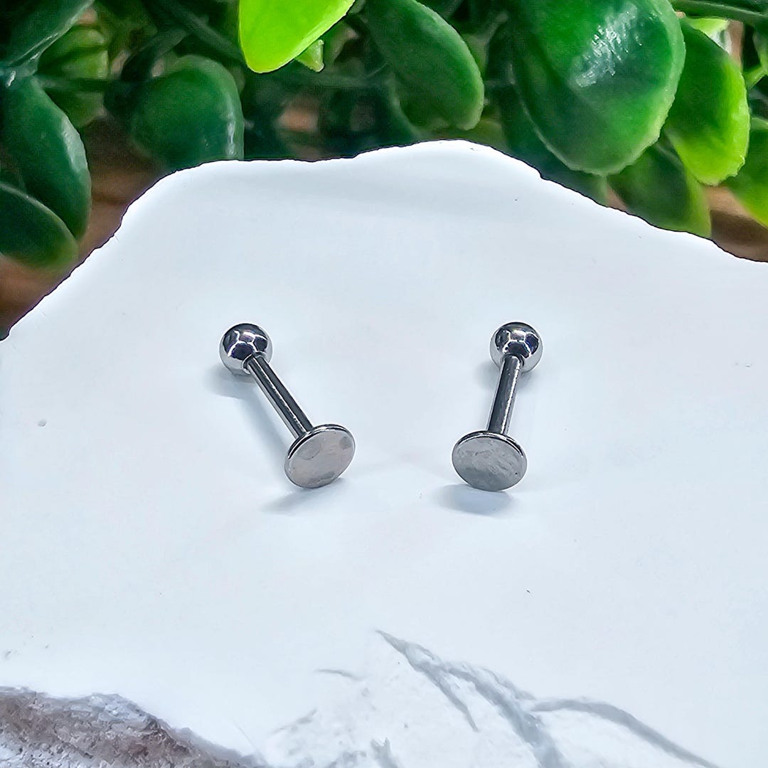 10 Pair of Surgical Stainless Steel Comfort Back Stud Findings, Screw ...