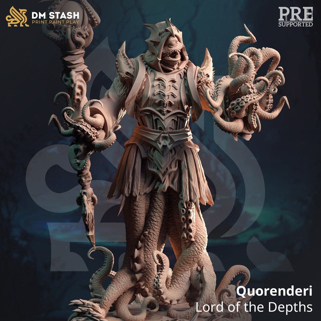 Quorenderi- Lord of the Depth |32 Mm Scale | Tabletop | Unpainted ...
