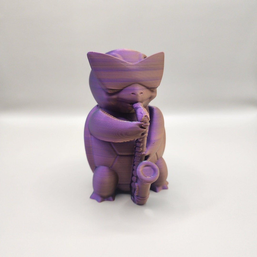 Squirtle With Saxophone 3D Print Pokémon Collectable - Etsy