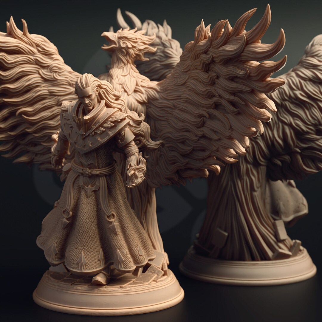 Scorcher – Blazing Pyromancer |32 Mm Scale | Tabletop | Unpainted ...