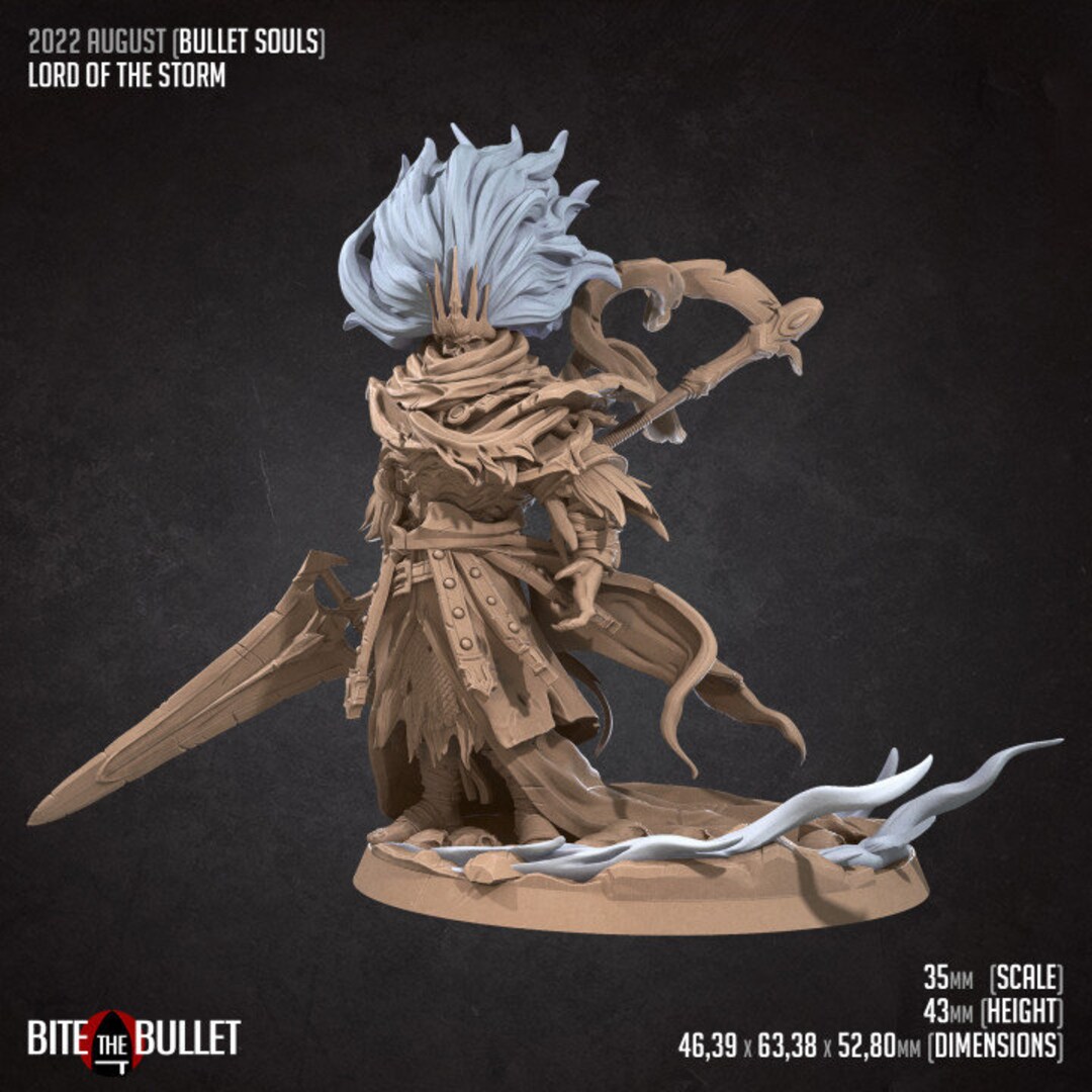 Lord of the Storm | 35 Mm Scale | Tabletop | Unpainted Miniature | Dnd ...