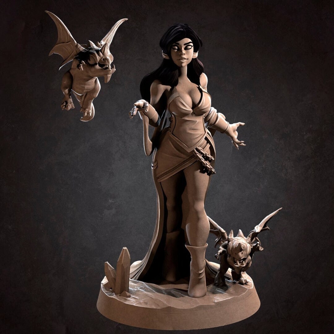 Selena, the Puppet Master | 35 Mm Scale | Tabletop | Unpainted Miniature | Dnd | Dungeons and ...