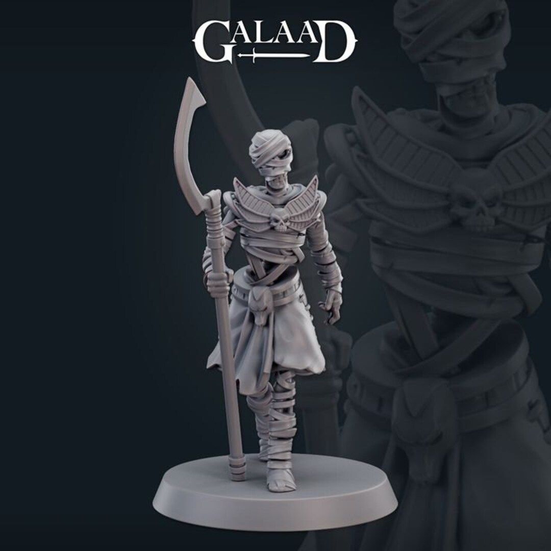 Mummy 3 | 32 Mm Scale | Tabletop | Unpainted Miniature | Dnd | Dungeons ...