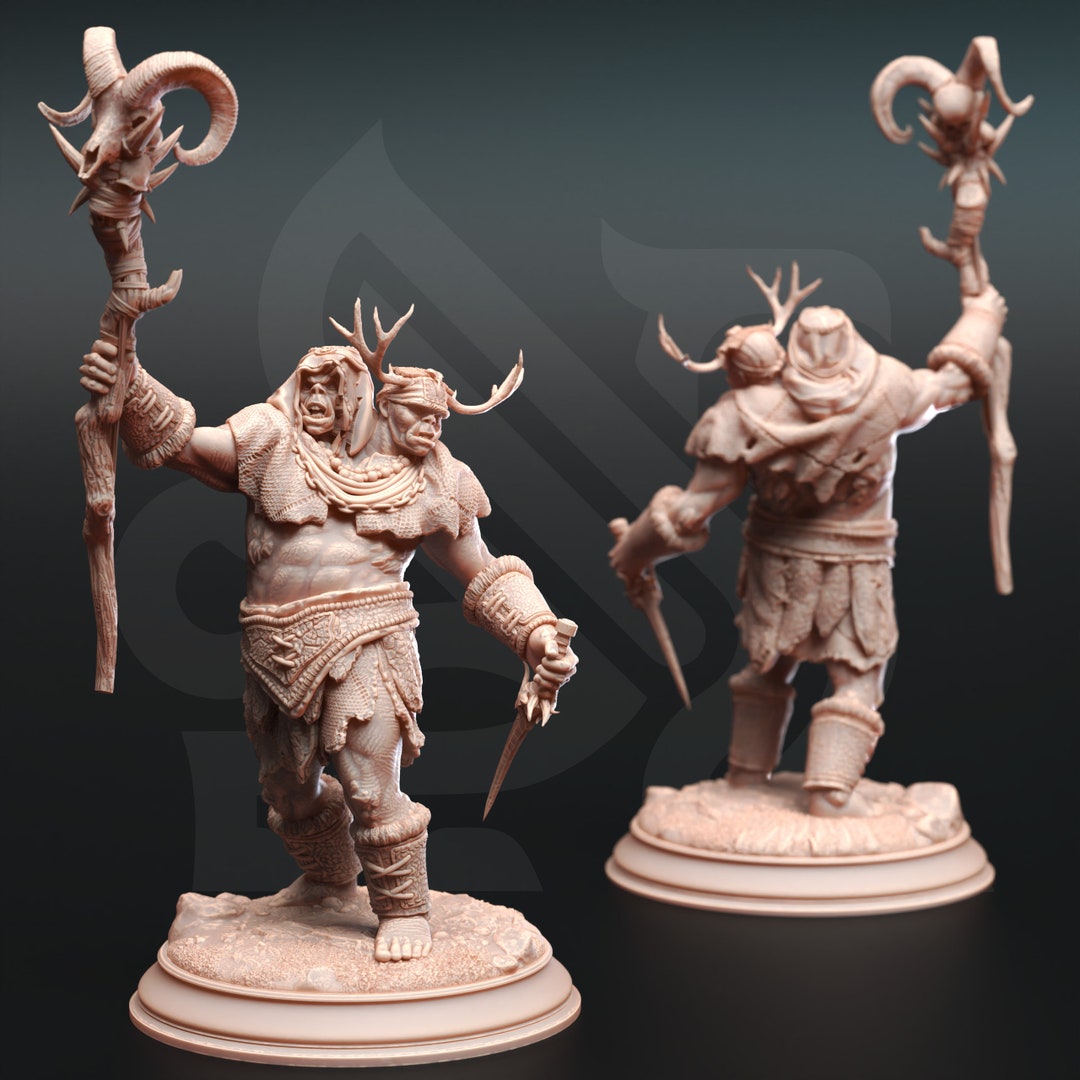 Droggod Tribe – Ettin Savages |32 Mm Scale | Tabletop | Unpainted ...