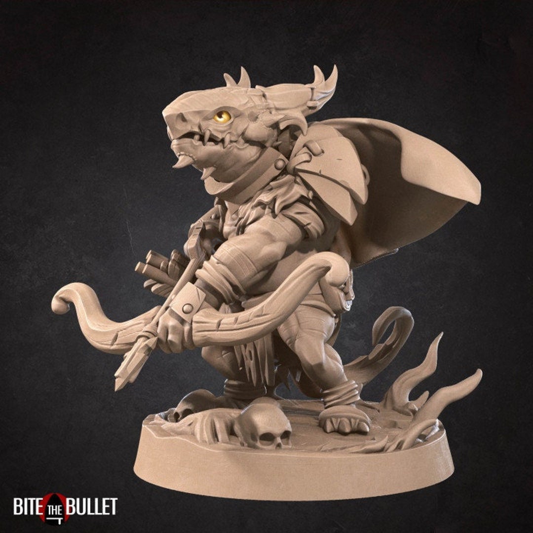 Kobold Ranger 32 Mm Scale Tabletop Unpainted Miniature Dnd Dungeons and ...
