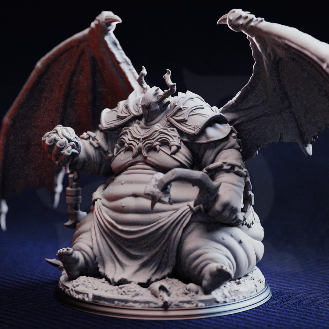 Bodge the Ravenous – Gluttony Devil |32 Mm Scale | Tabletop | Unpainted ...