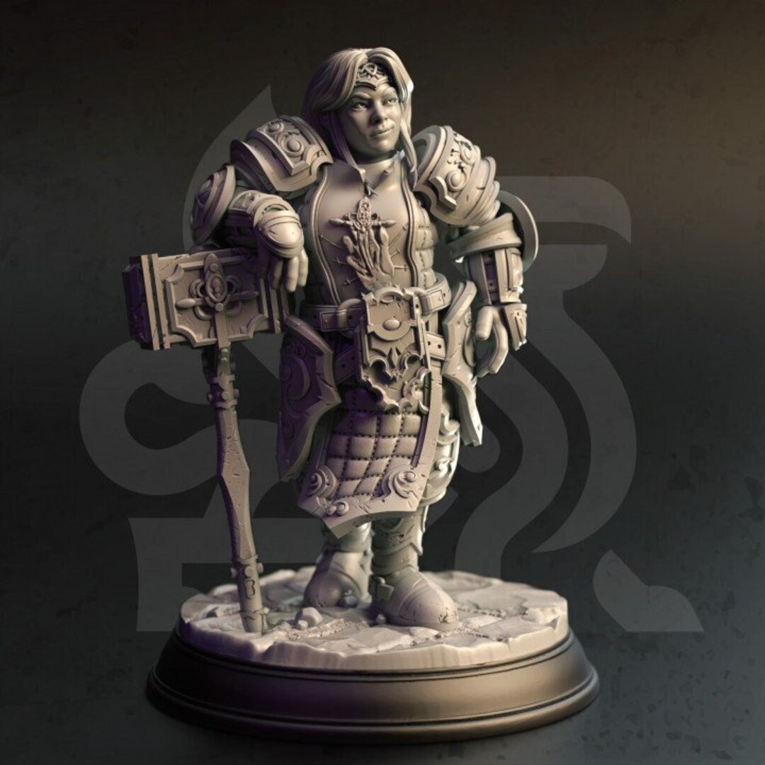 Enira Stronka – Knight-faith |32 Mm Scale | Tabletop | Unpainted ...