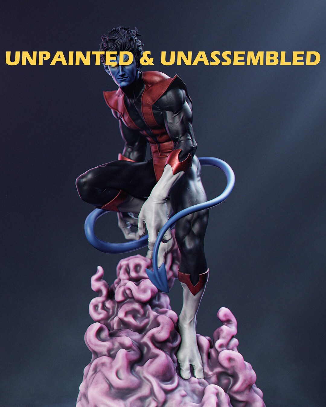 Nightcrawler X-men Statue |1/12 Scale| Unpainted| Unassembled Kit - Etsy