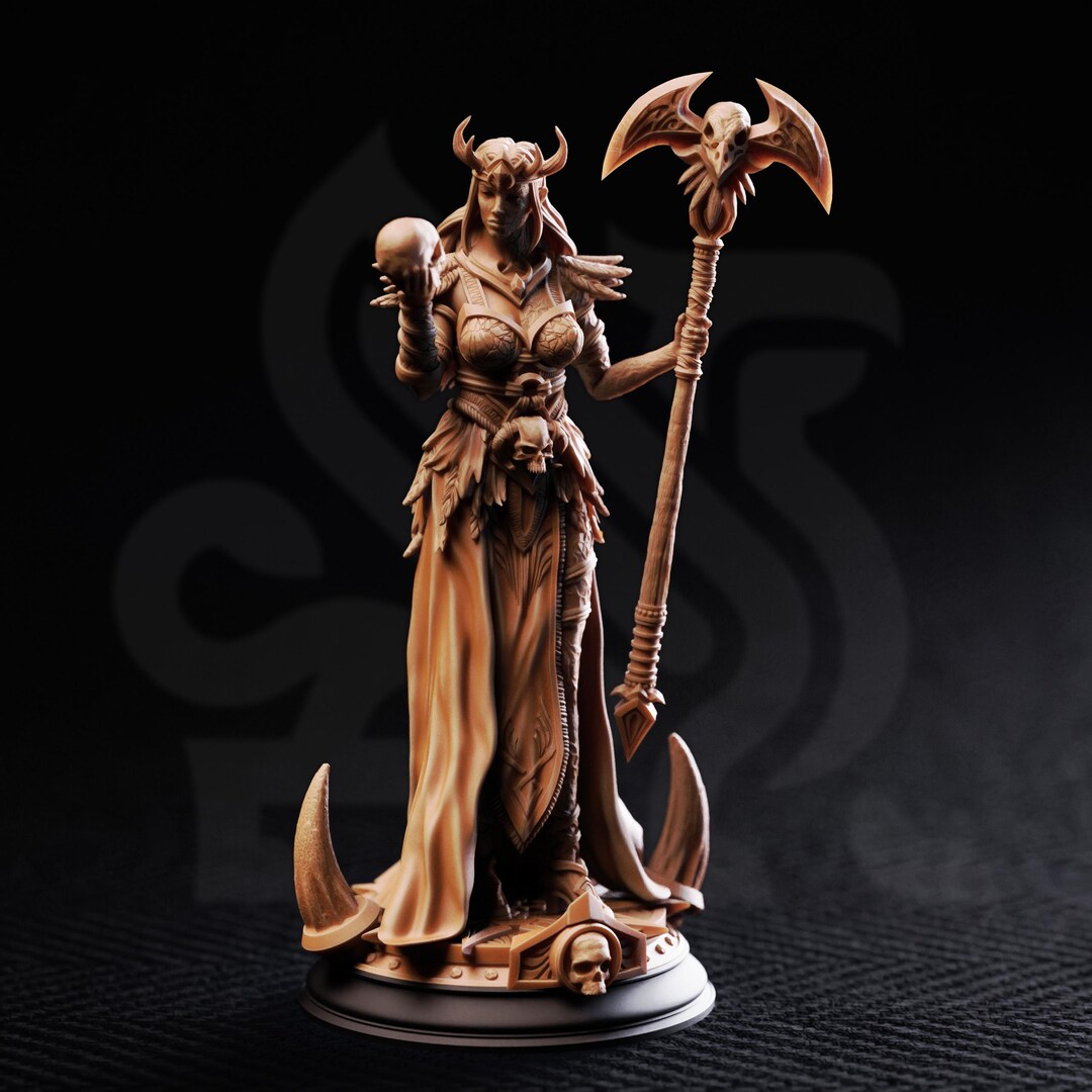 Hel – Maiden of Death |32 Mm Scale | Tabletop | Unpainted Miniature ...