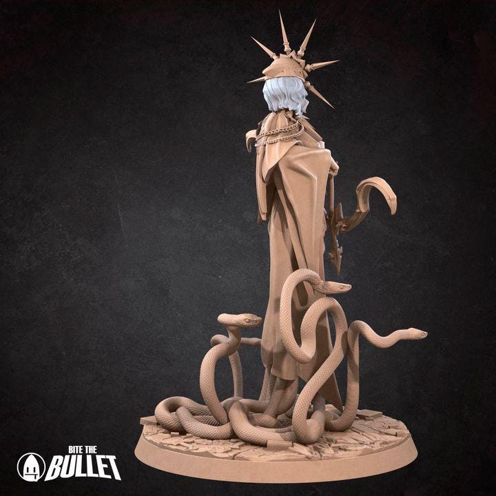 Gwen, the Dark Sun | 35 Mm Scale | Tabletop | Unpainted Miniature | Dnd ...