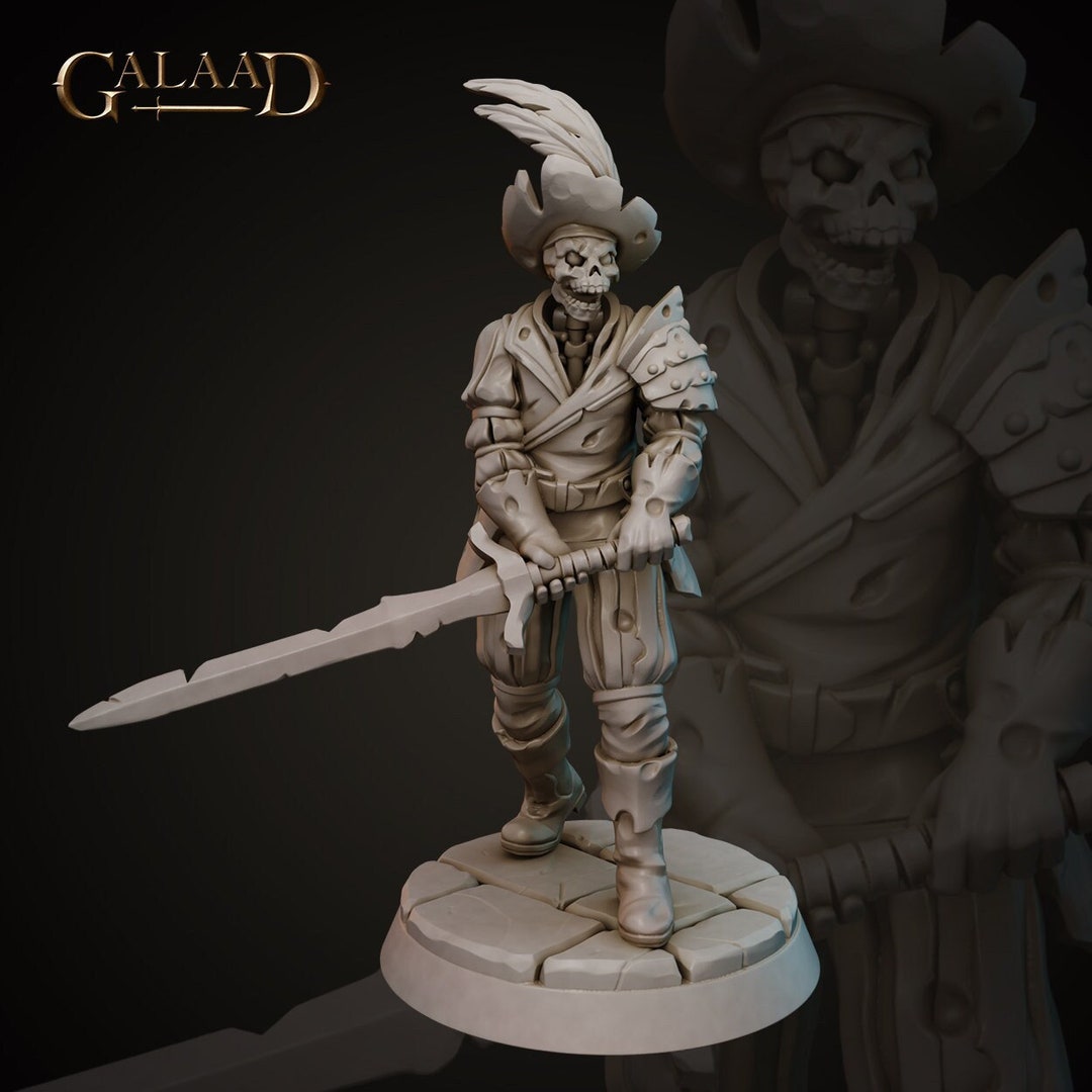 Cursed Mercenary 1 | 32 Mm Scale | Tabletop | Unpainted Miniature | Dnd ...