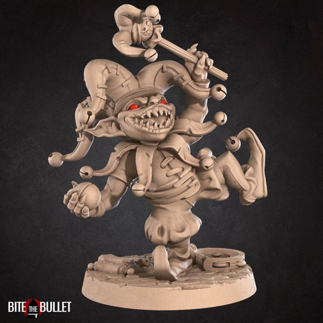 Goblin Jester 32 Mm Scale Tabletop Unpainted Miniature Dnd Dungeons and ...
