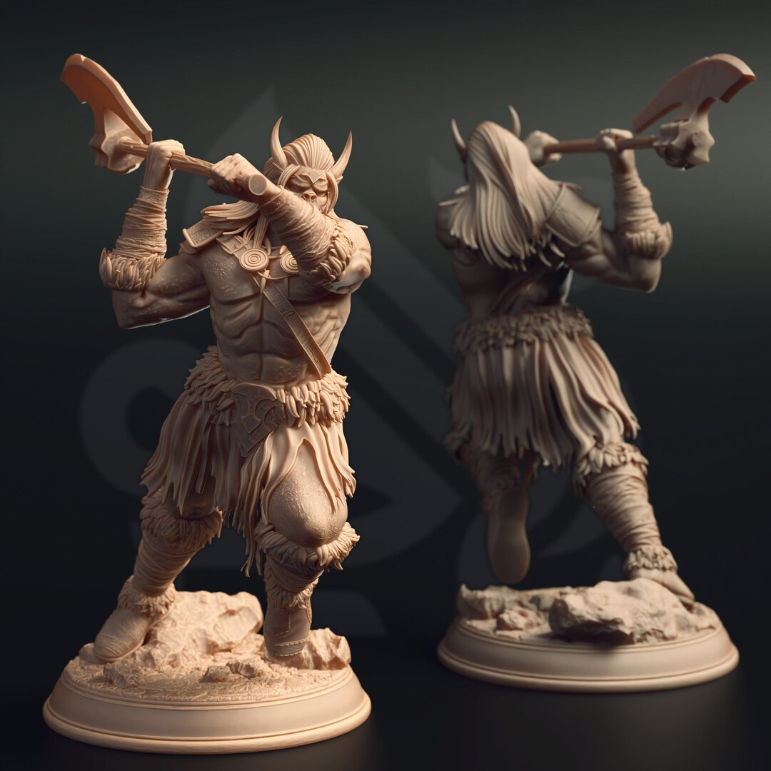 Jugak’thar Tribe Orc Warrior |32 Mm Scale | Tabletop | Unpainted ...
