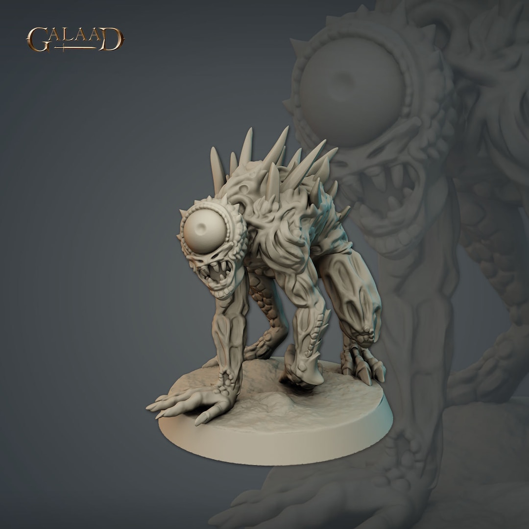 Nothic | 32 Mm Scale | Tabletop | Unpainted Miniature | Dnd | Dungeons ...