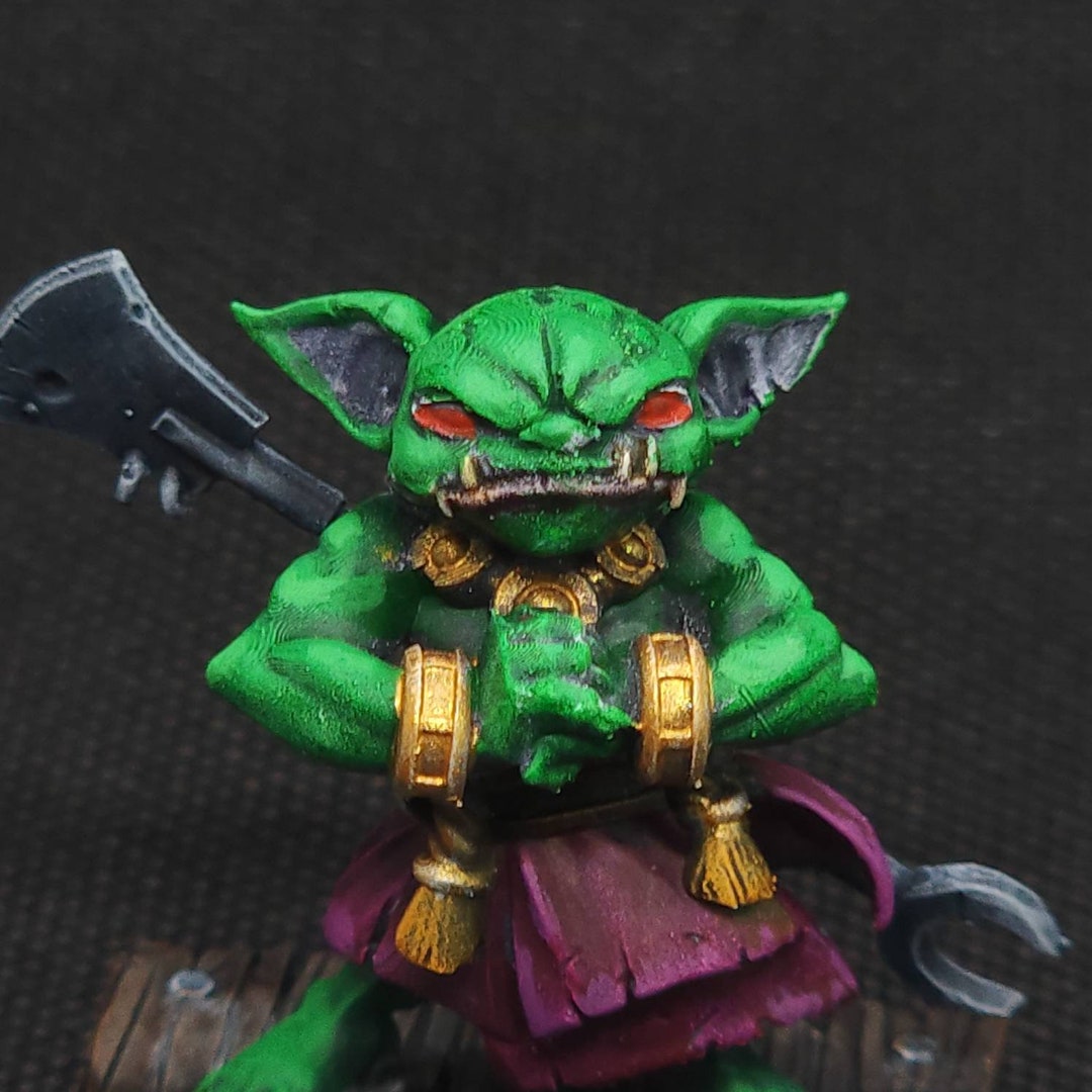 Goblin Monk |35mm Scale | Tabletop | Painted Miniature | Dnd | Dungeons ...